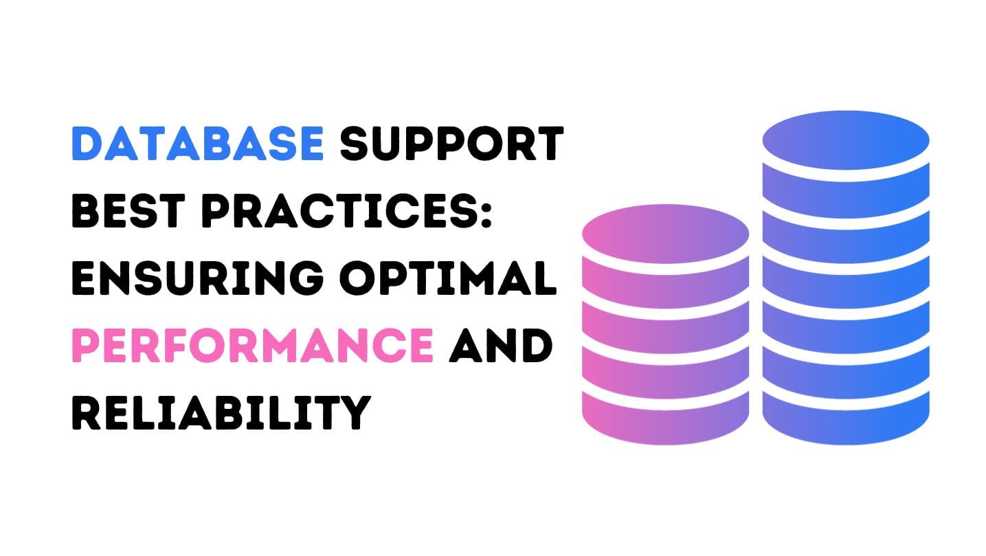Database Support Boost Performance Reliability And Security
